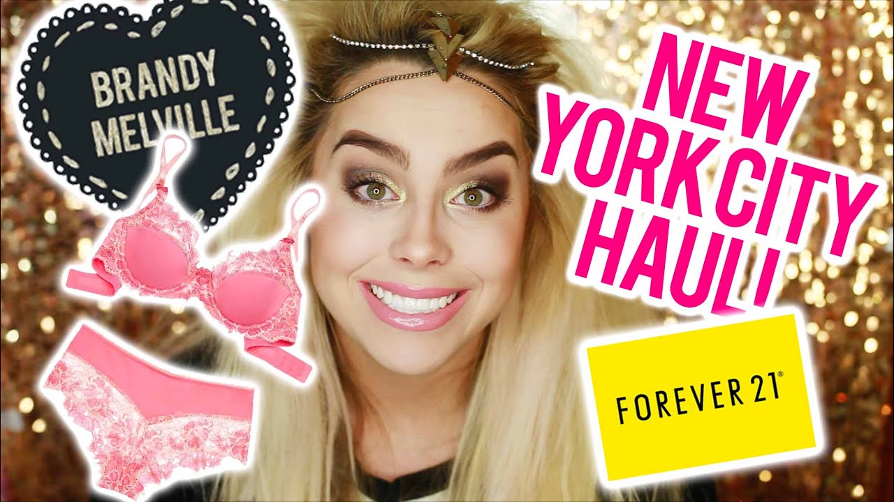 New York City Haul + TRY ON (Adore Me, Brandy Melville, and Nintendo ...