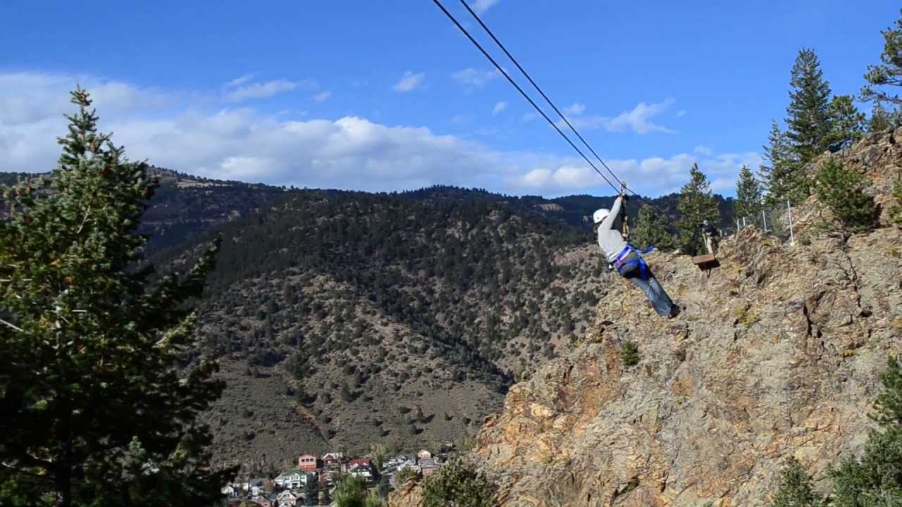 Girl Loves Ziplining Colorado | AVA Zipline Adventures Idaho Springs ...