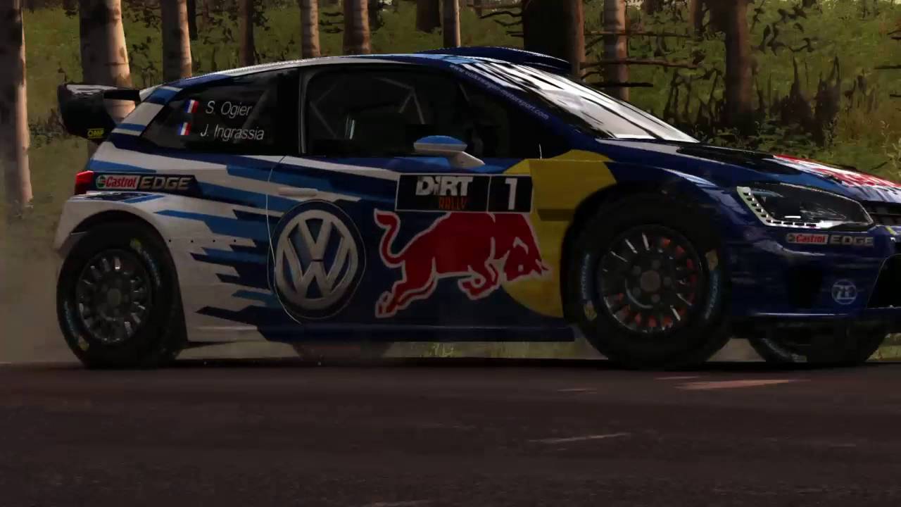 DiRT Rally Finland (Järvenkylä sprint), flat out, 1st place - YouTube