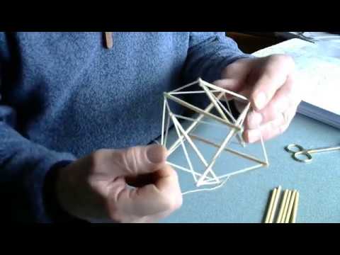 Tensegrity model single string - YouTube