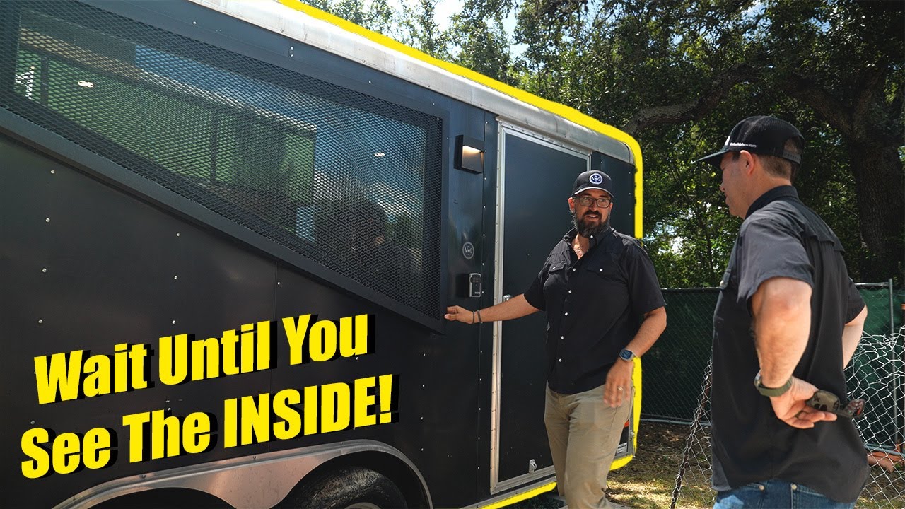 World's Coolest Job Site Trailer! - YouTube