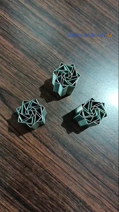 Most popular stapler pin hack| Stapler pin craft ideas #craft #youtubeshorts #viral #shorts ...