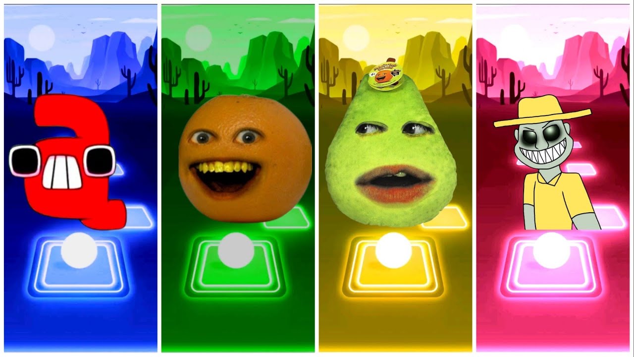 ALPHABET LORE CARZY 🆚 ANNOYING ORANGE EXE 🆚 ZOOKEEPER COFFIN EXE TILES ...