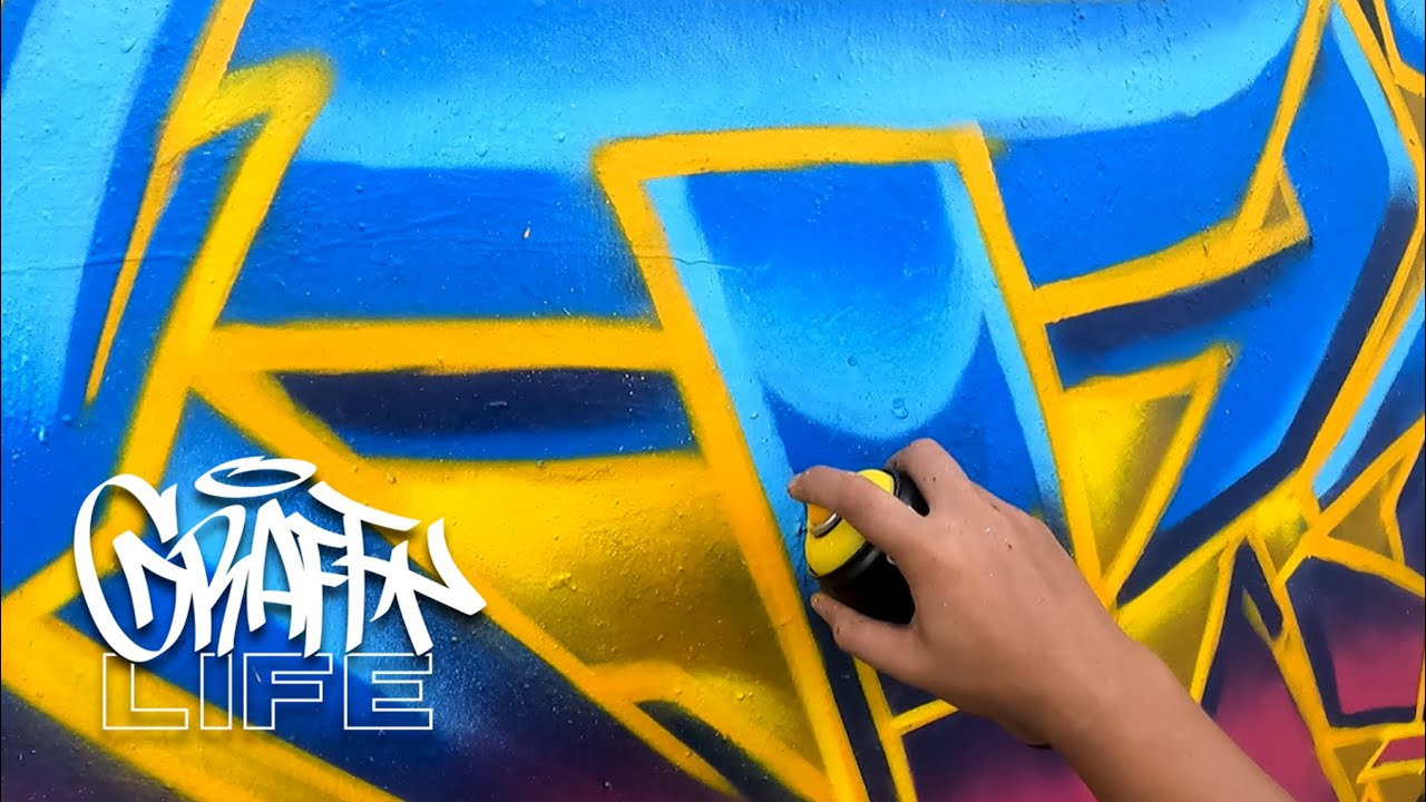 GRAFF LIFE: 06 - PAINTING WITH MY AUSTRALIAN FRIEND USING ONETAKE SPRAYPAINT - YouTube