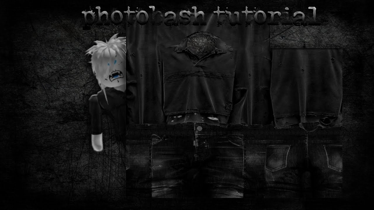 HOW TO Jeans & Shirt ROBLOX Photobash Tutorial - YouTube