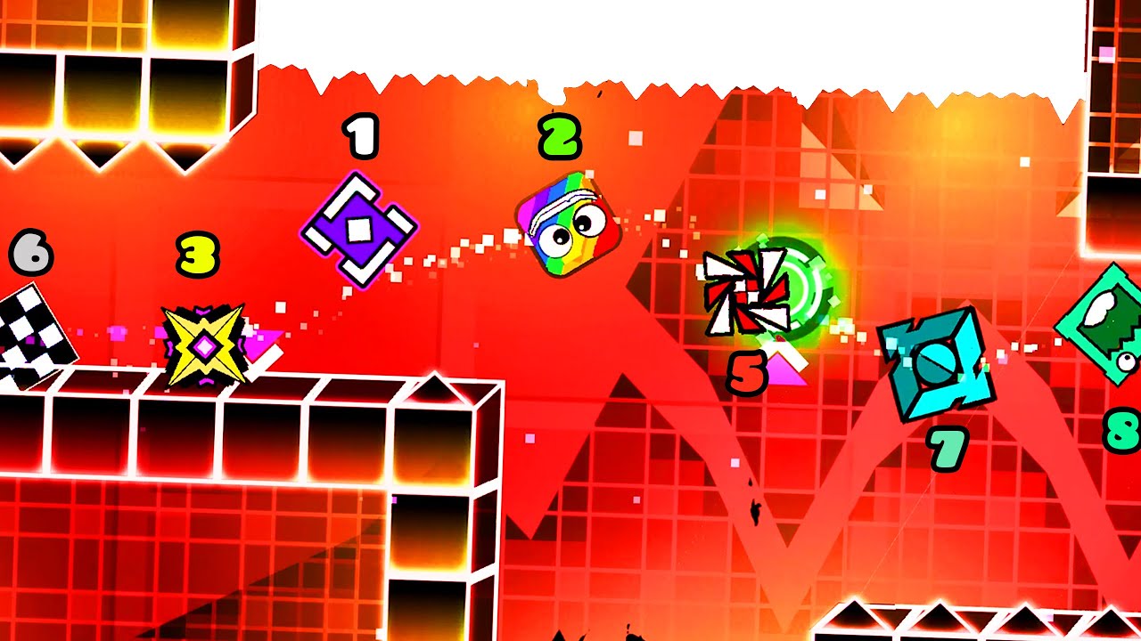 ICONS RACE III | Geometry Dash - YouTube