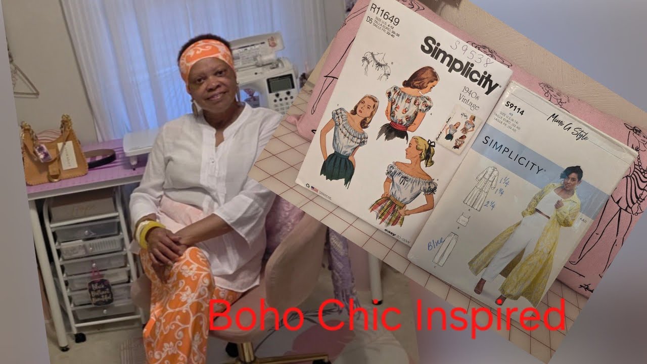 BOHO CHIC Inspired 🔥 *lace top S9638 *gathered dress S9114 *wide leg ...