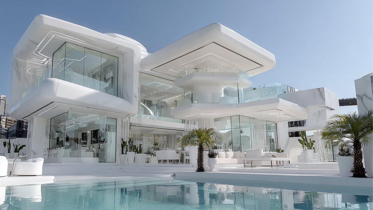 Luxurious Modern Smart Mansion with Beautiful Aesthetics, Insane ...