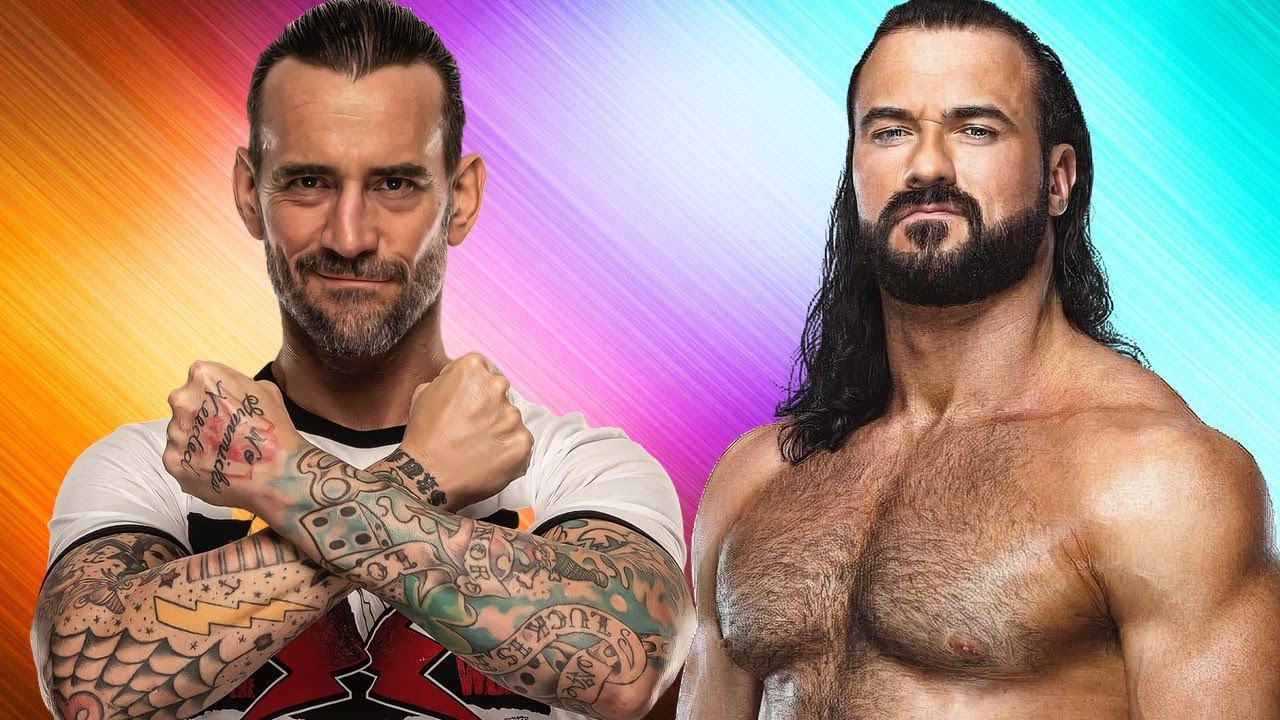 CM Punk vs Drew McIntyre - YouTube