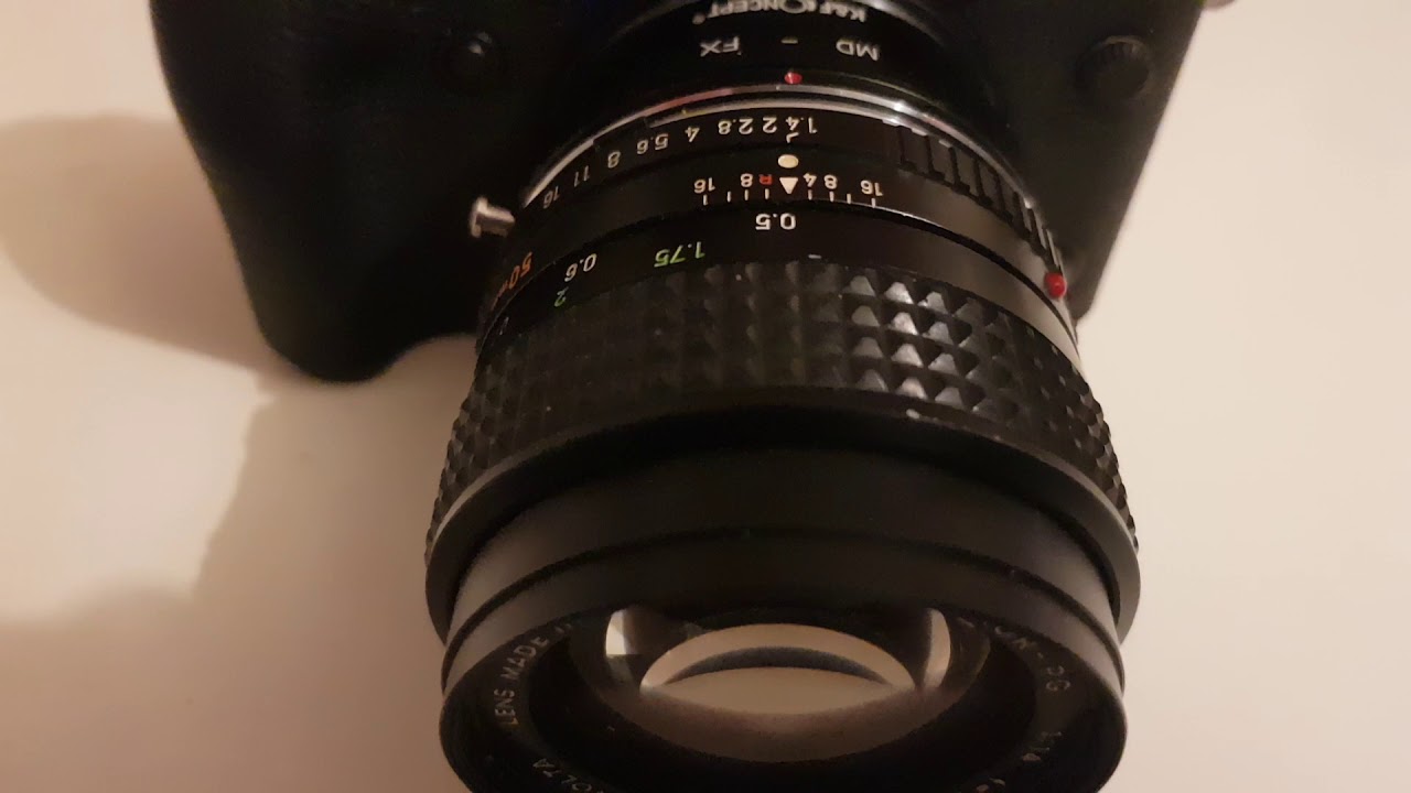 Fujifilm X-T1 minolta rokkor 1.4 50mm - YouTube