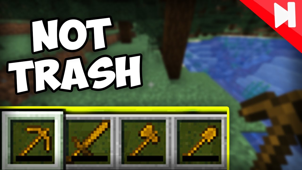 Never Throw Away Your Wooden Tools in Minecraft - YouTube