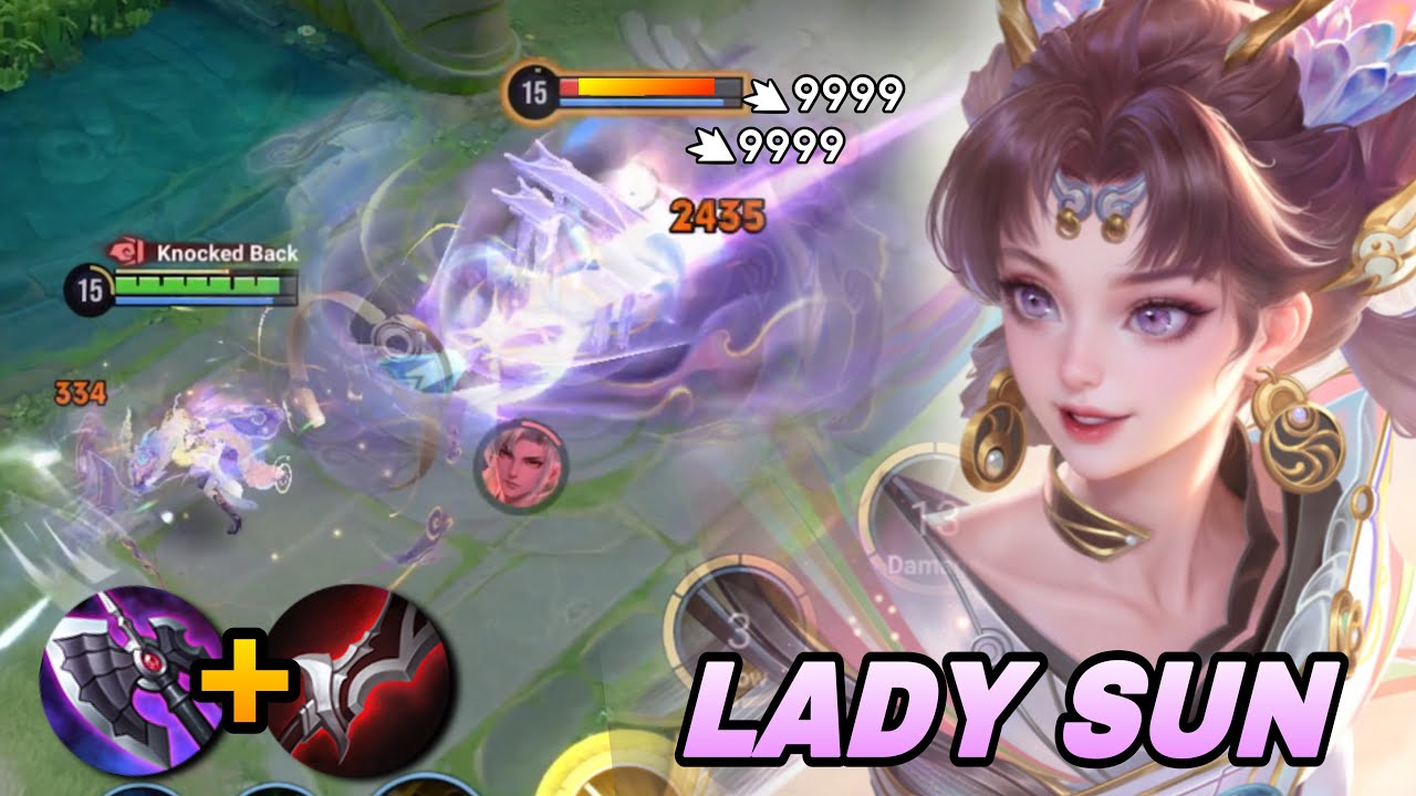 TOP ASIA LADY SUN NEW BEST BUILD! - INSANE BURST DAMAGE TO WIPE OUT ...