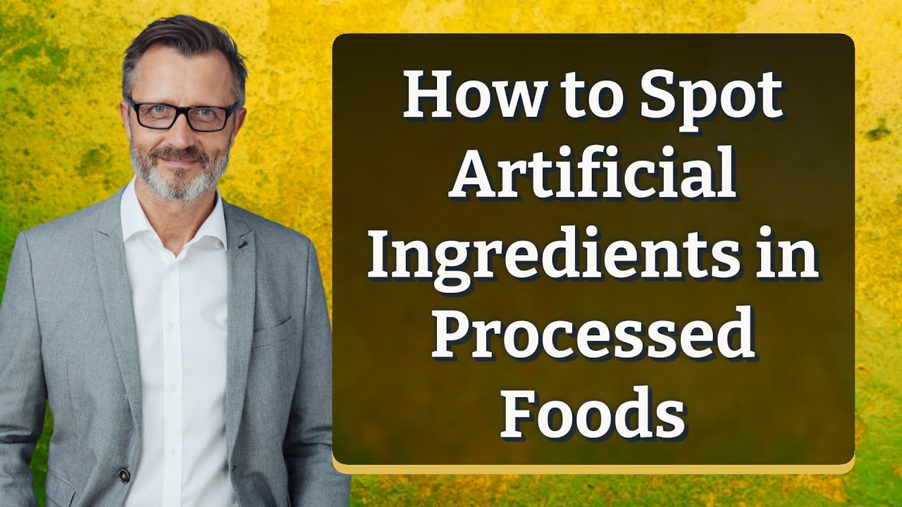 How to Spot Artificial Ingredients in Processed Foods - YouTube