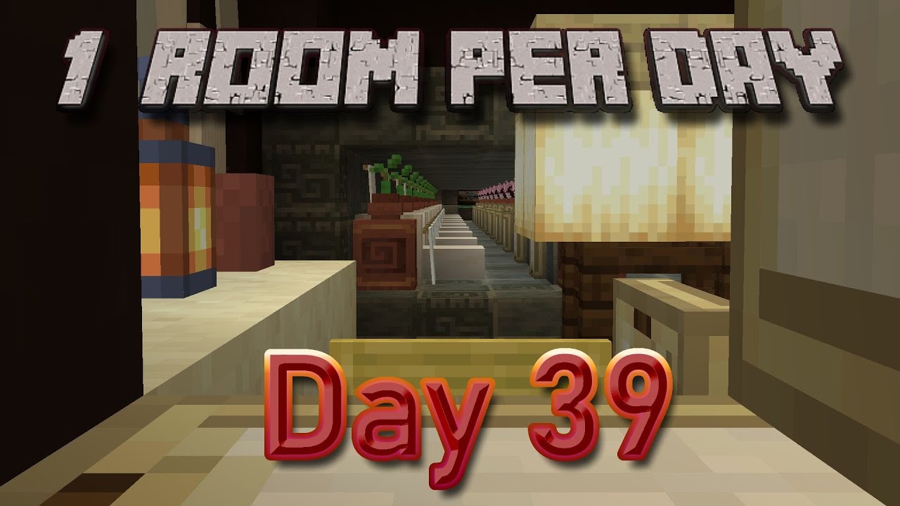 Building a room everyday until I have a mansion - day 39 - YouTube