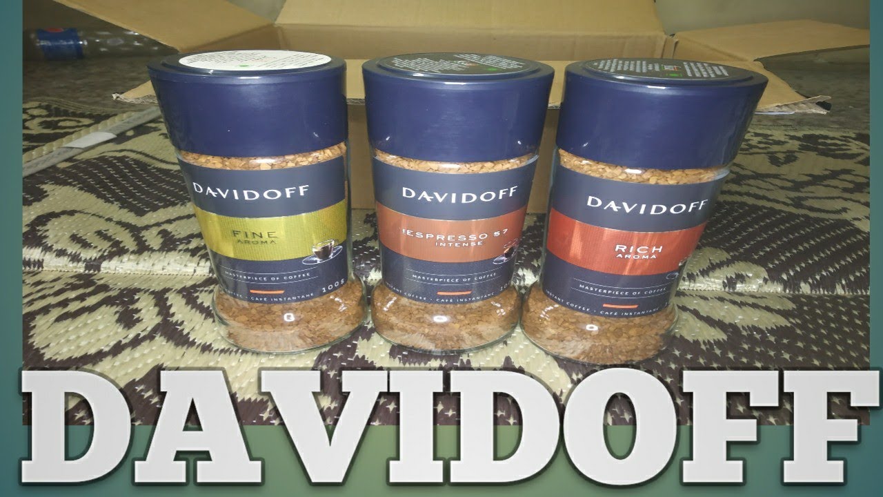 Unboxing Davidoff Caf instant coffee 3 jars from Amazon - YouTube