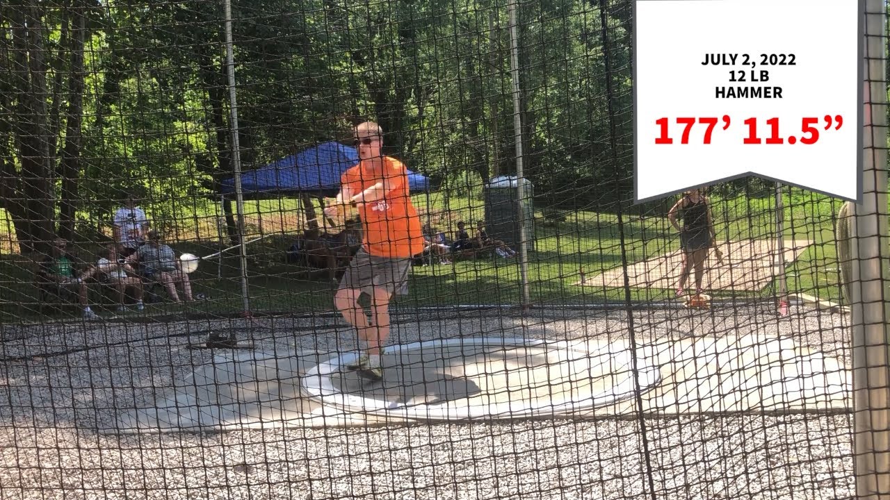 Connor Kalvar - Hammer Throw - 177' 11.5" - YouTube