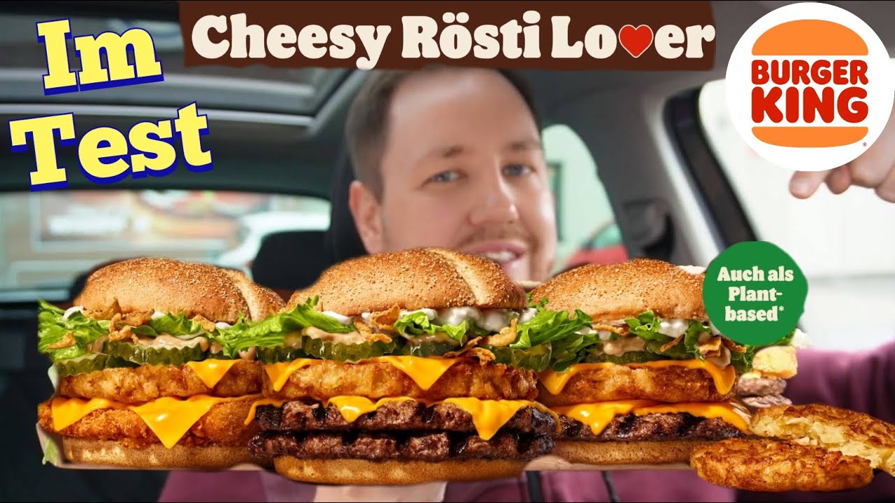 Burger King Cheesy Rosti Lover Beef Chicken And Plant Based Im Test