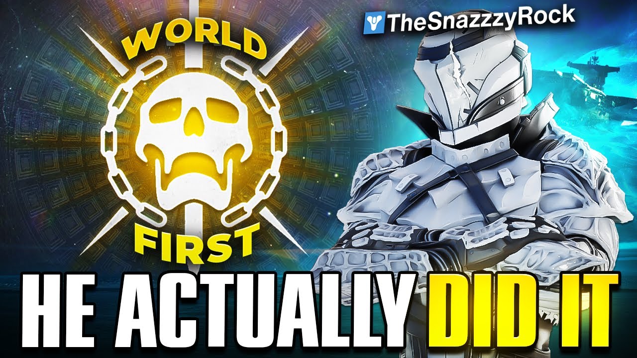 He Just Made Destiny 2 History… WORLD FIRST?! 💀🔥 - YouTube