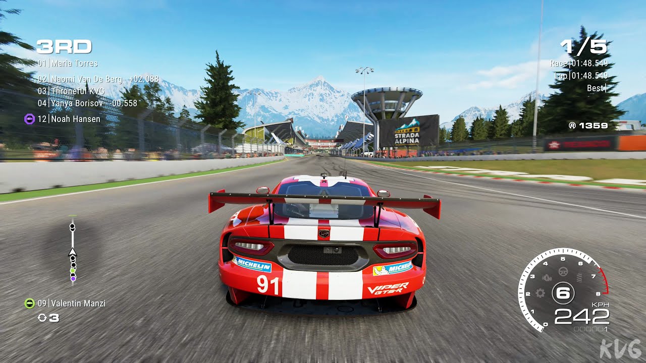 GRID Legends - SRT Viper GTS-R - Gameplay (PC UHD) [4K60FPS] - YouTube