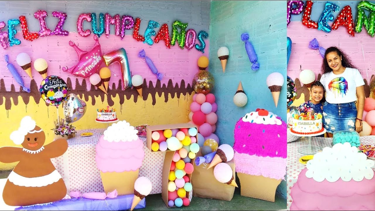 IDEAS/HERMOSA DECORACION TEMATICA DE CANDY/CHICAS CREATIVAS - YouTube