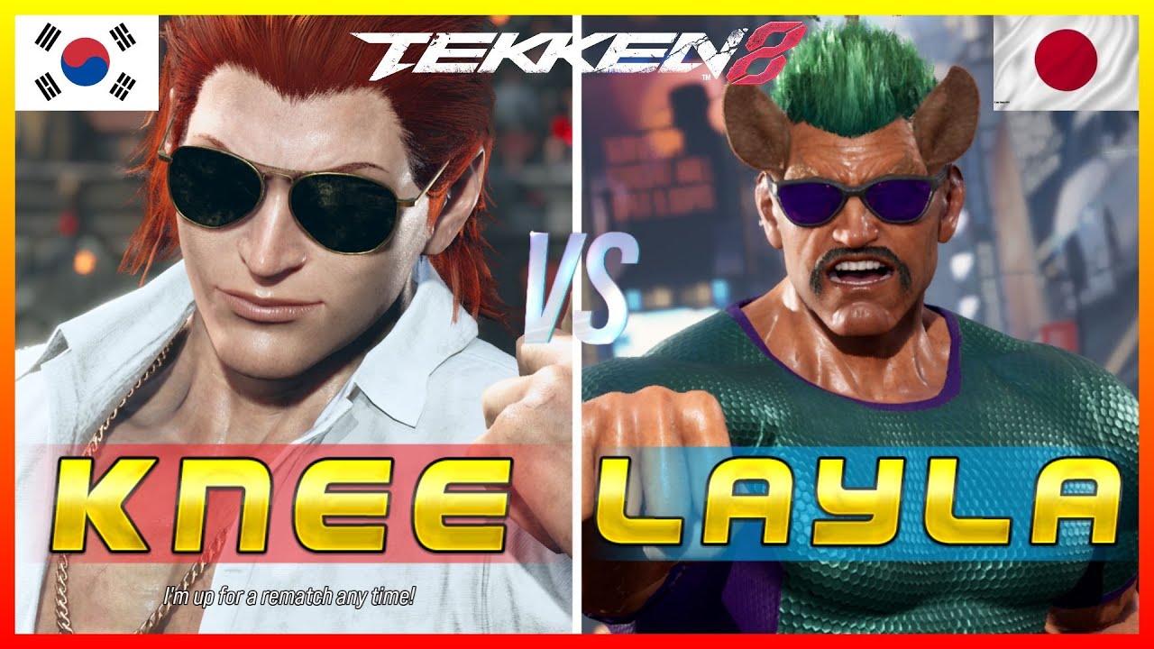 Tekken 8 Knee (Steve Fox) Vs Layla (Paul) Ranked Matches - YouTube