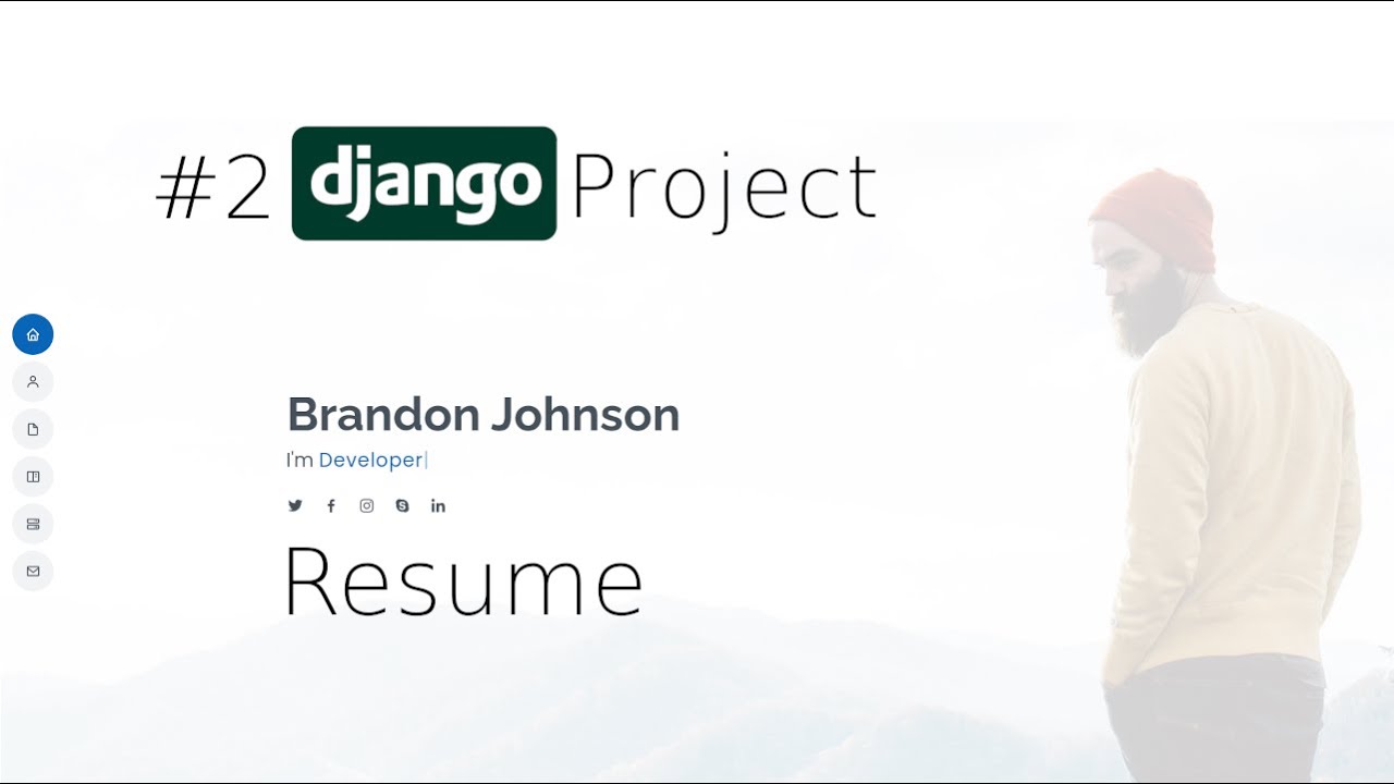 Part 2 | Django Resume Project - YouTube