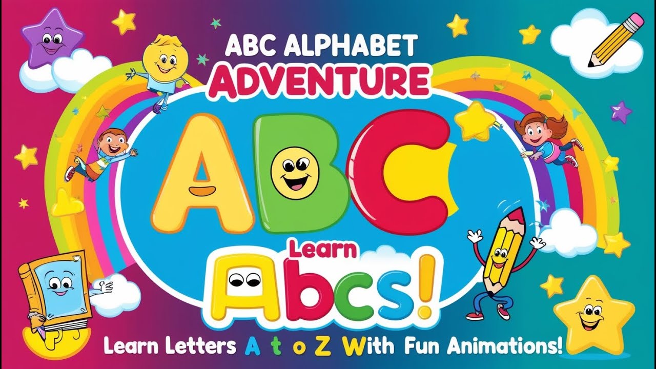 ABC Alphabet Adventure Learn Letters A to Z with Fun Animations! - YouTube