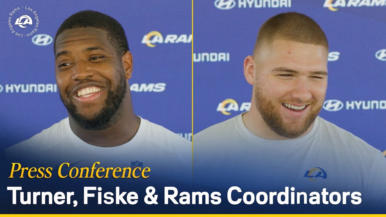 Kobie Turner, Braden Fiske & Rams Coordinators Address The Media In ...