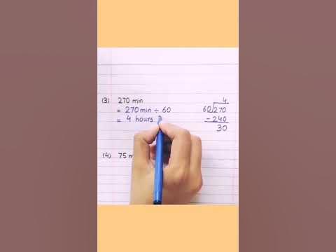 Convert minutes into hours #video - YouTube