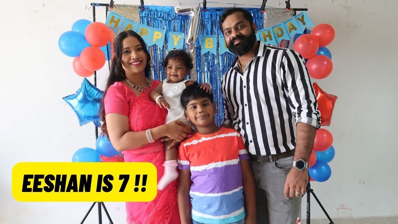 Eeshan's 7th Bday Celebration Vlog !! - YouTube