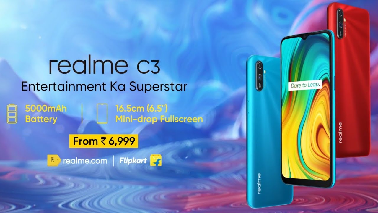 Introducing Realme C3 With MediaTek G70 - YouTube