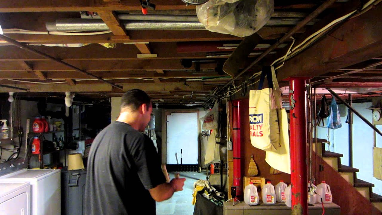 The Ultimate Basement Bowling Blooper - Camera 2 - YouTube