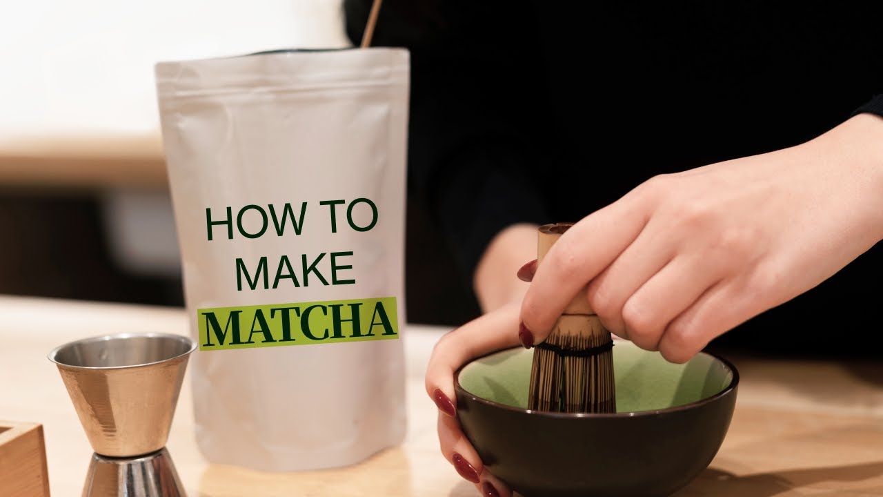 How to Make Matcha Lattes and Matcha Tea - YouTube