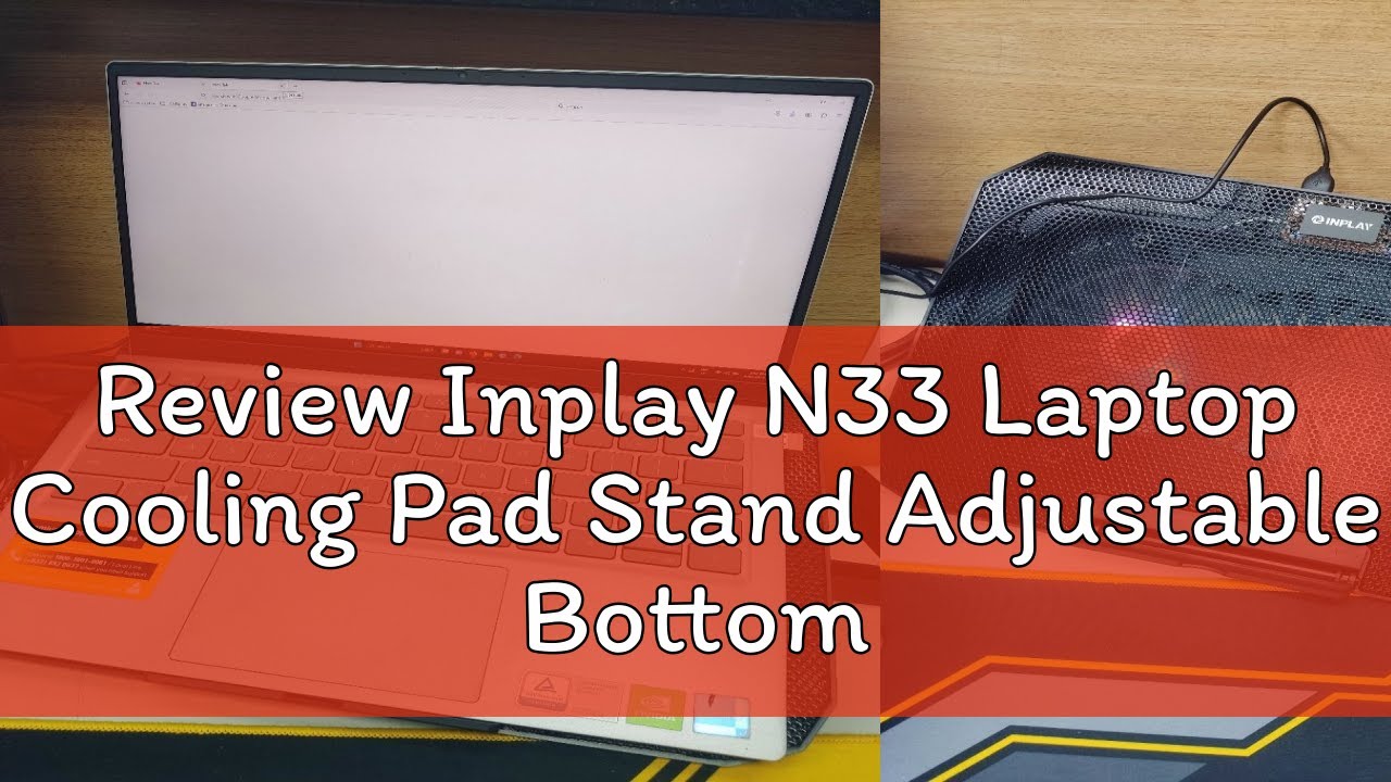 Review Inplay N33 Laptop Cooling Pad Stand Adjustable Bottom Corner ...