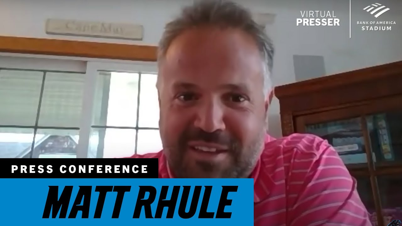 Matt Rhule discusses how the Panthers are preparing to run training ...