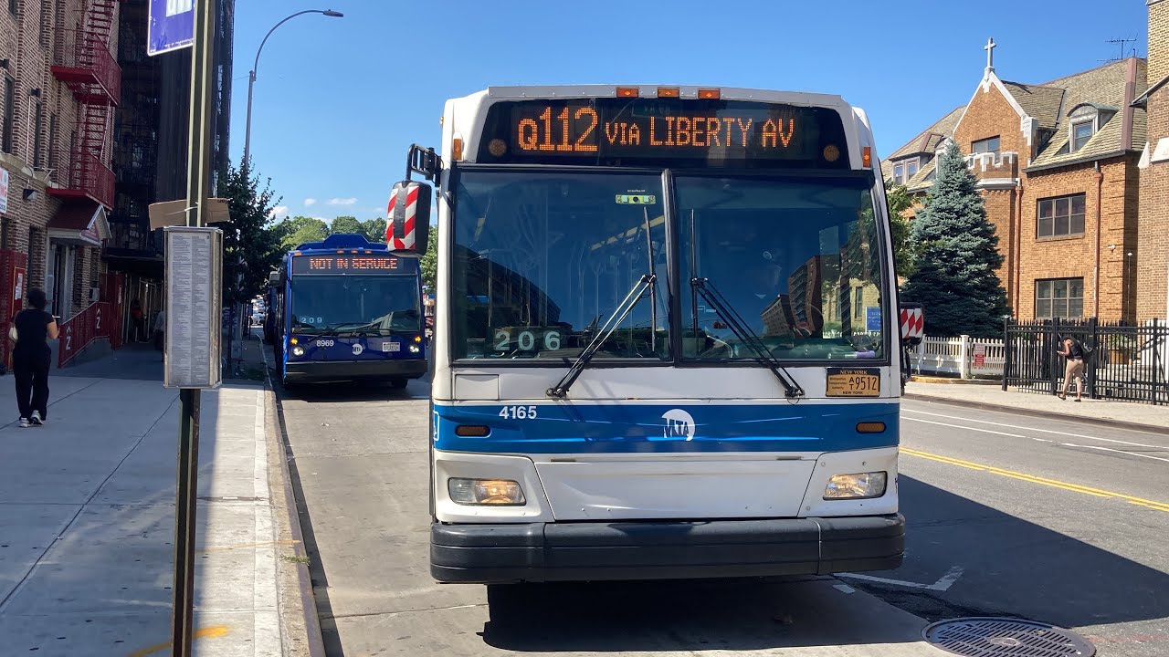 ᴴᴰ MTA Bus: 2009 Orion VII NG Hybrids #4520/#4165 on the Q112 Bus ...