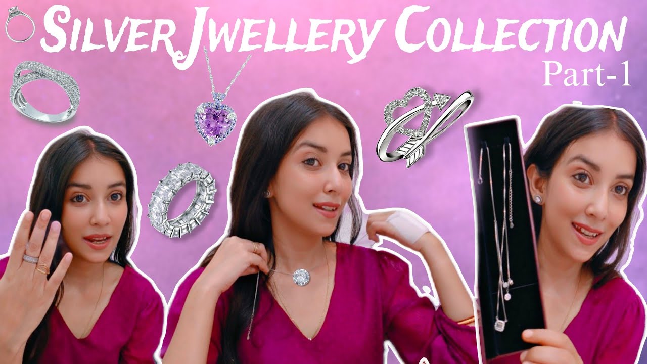 Silver Jwellery Collection 💕 Part-1 🤩 - YouTube