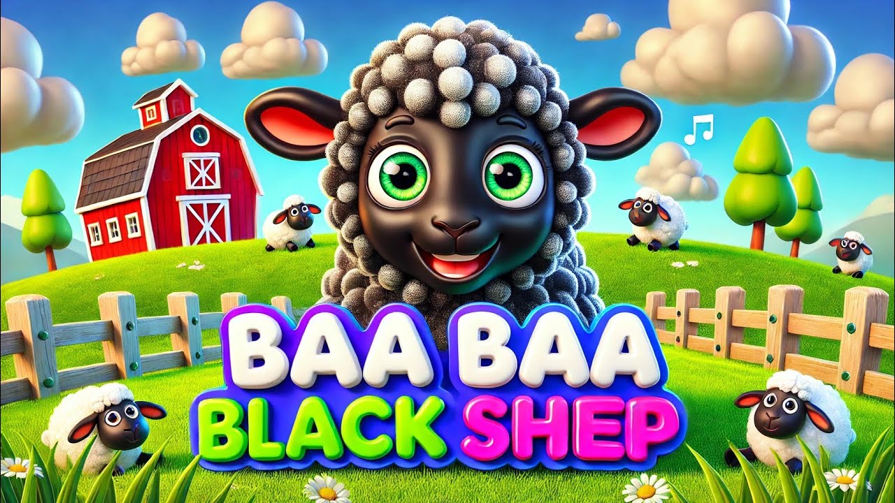Baa Baa Black Sheep Poem | Popular Nursery Rhyme for Kids #rhymes # ...