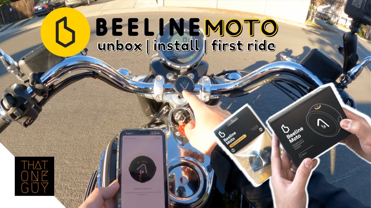 Beeline Moto GPS Navigation | Unboxing - Install - Setup - First Ride ...