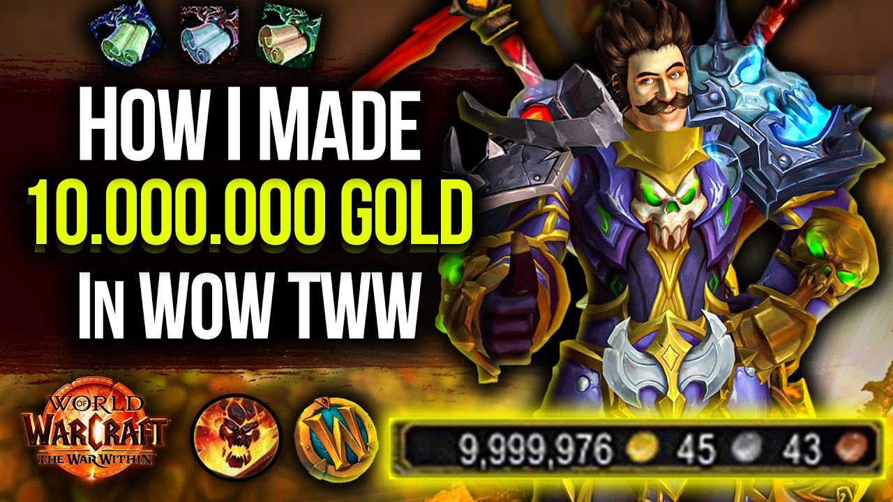 How i Made 10.850.000 Gold in WoW TWW so EASY | Gold farm / Making ...