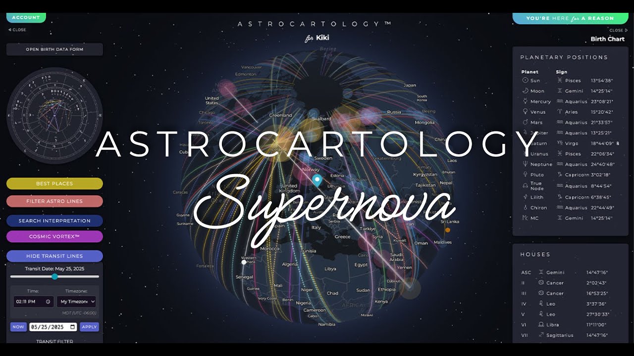 Astrocartology Supernova Plan Tutorial Basic Map Walkthrough - YouTube
