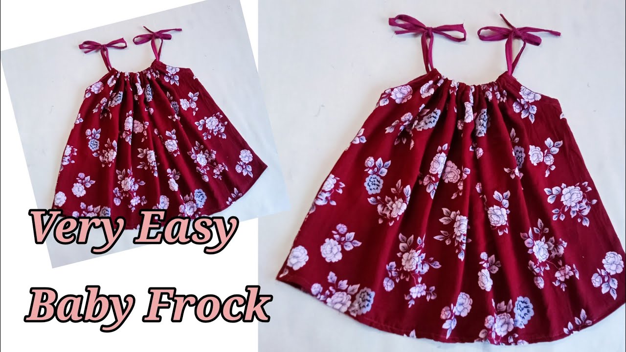 Very Easy Baby Frock cutting and Stitching Full Tutorial/Baby Frock ...