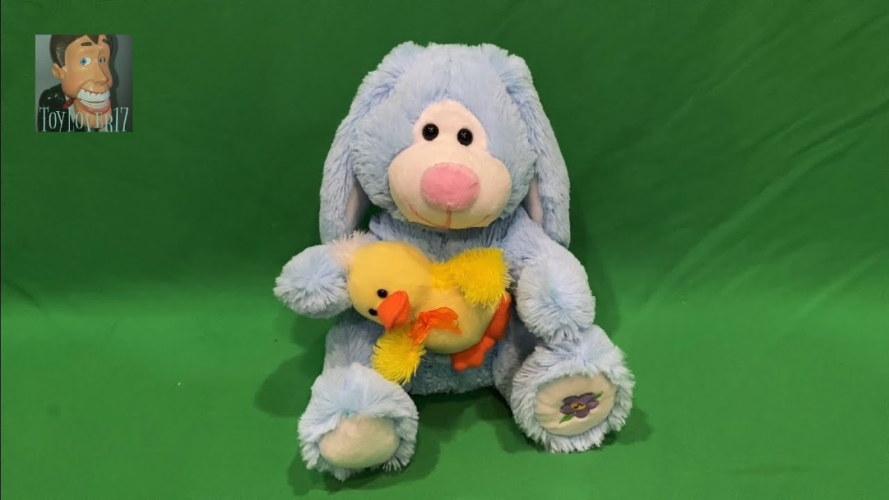 Goffa 2010 Ear Flapping Easter Bunny with Chick - “Bunny Hop” - YouTube