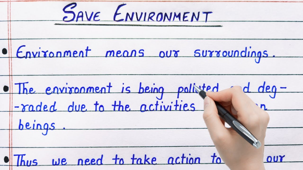 Essay on Save Environment || 10 Line Essay on Save Environment ...