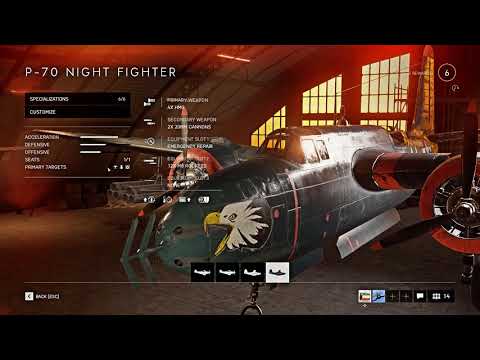 Battlefield V Nighthawk P70 plane Alsundan Map - battlefield 5 night ...