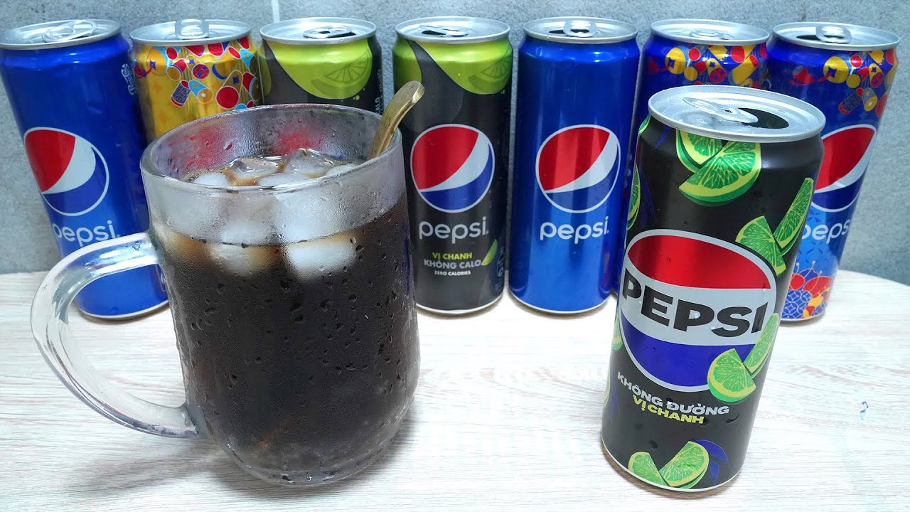 Pouring Pepsi in to a full cup of ice, satisfying video [Fun ASMR TECHS ...