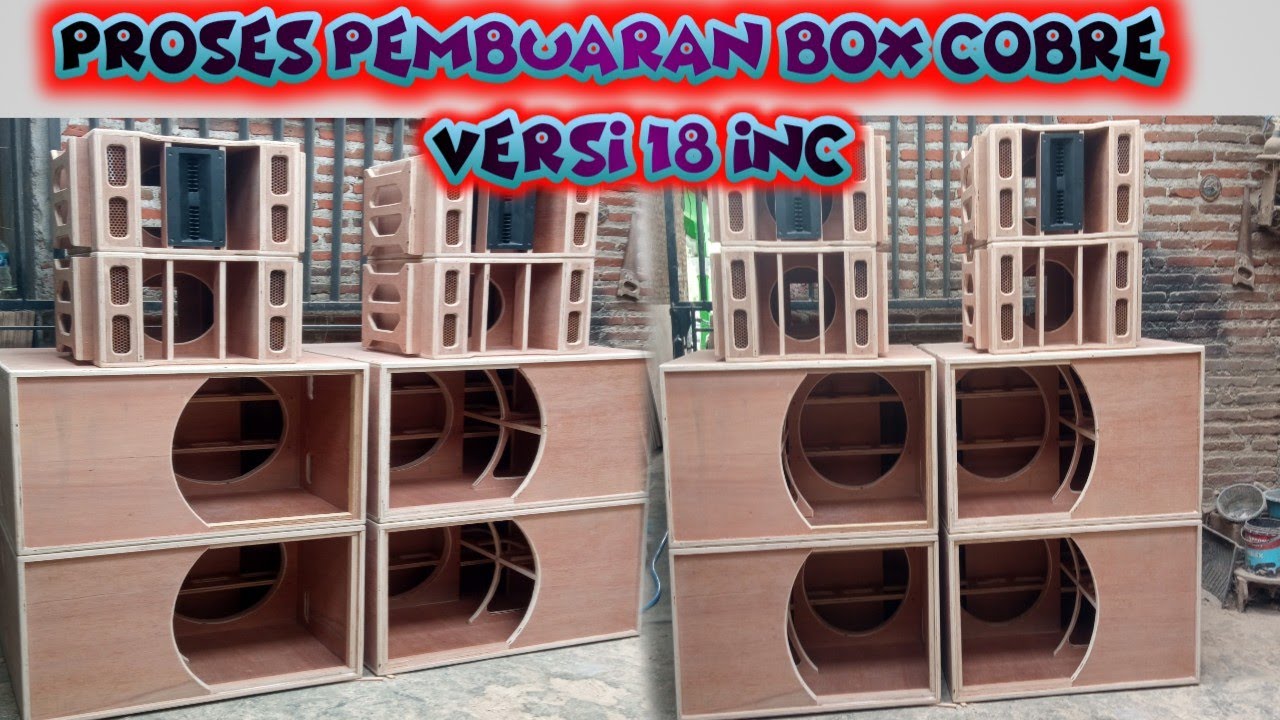 begini cara merakit box cobre 118 *box viral brewok audio* - YouTube