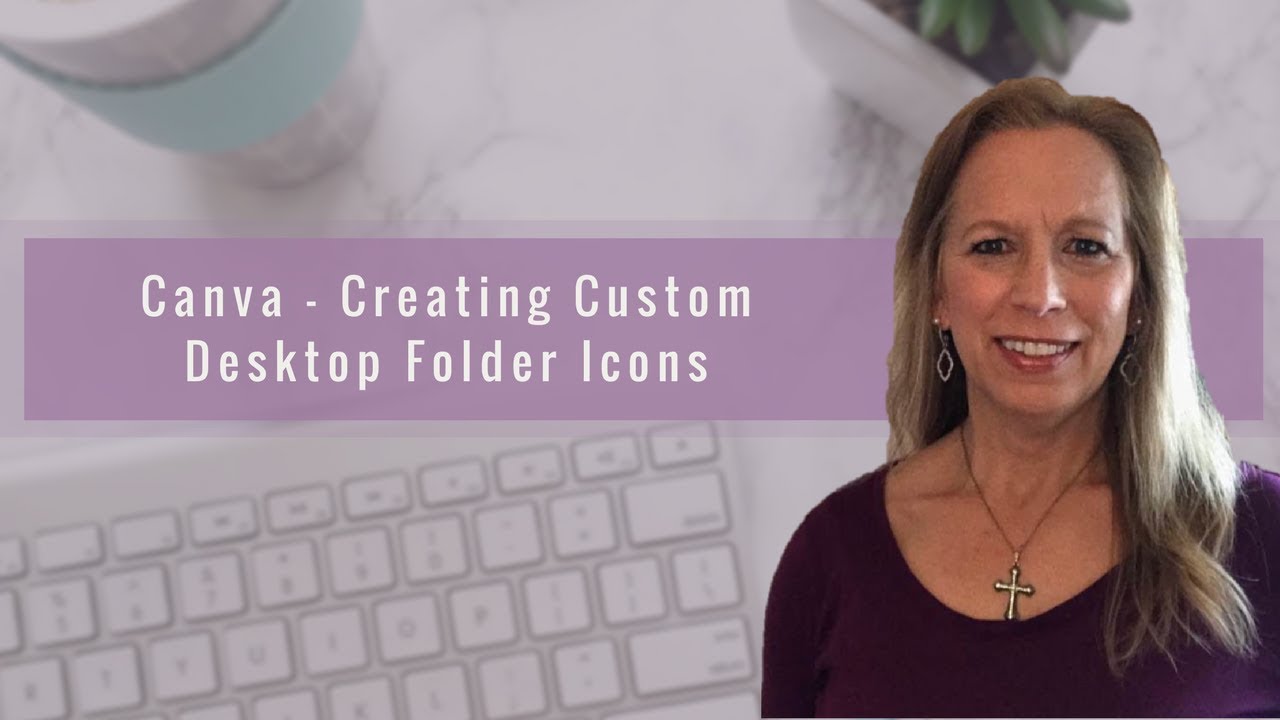 Canva Training - Creating Custom Desktop Folder Icons - YouTube