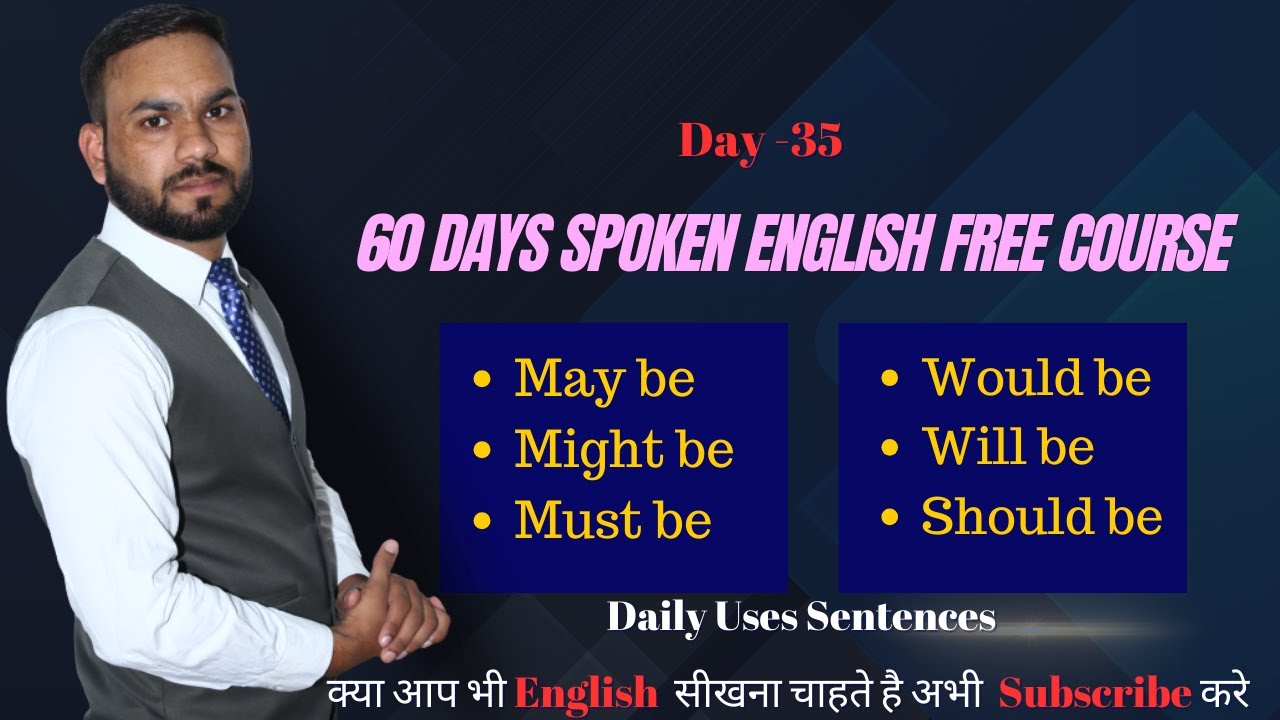 May be, Might be, Must be, Would be, Will be । LEARN THE ALL POSSIBLE ...