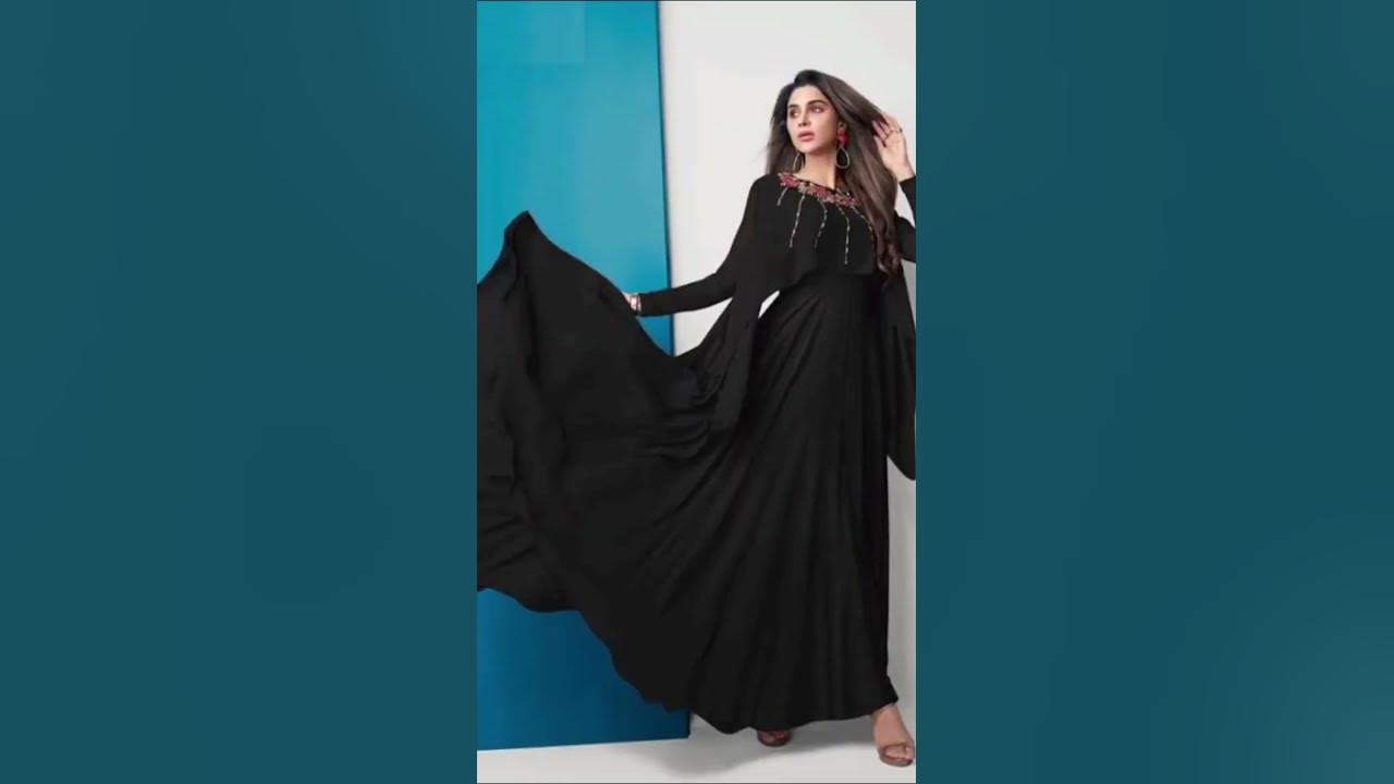 Long Black Frok Dresses ️subscribe Dressdesign Viralshort Girls Youtube